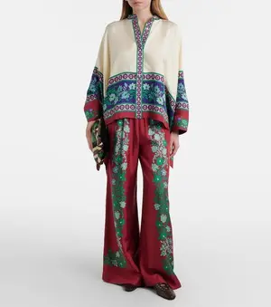 La DoubleJ Printed Silk Twill Shirt - Multicoloured