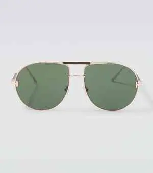 TOM FORD Aviator Sunglasses - Gold