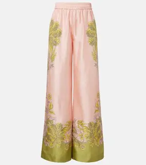 Women's Silk Palazzo Pants