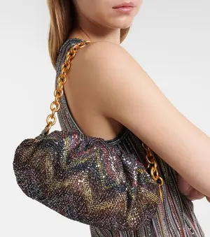 Missoni Caperdoni Small Sequined Clutch