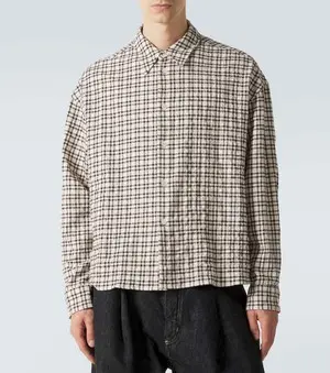 Studio Nicholson Nostra Checked Cotton Shirt