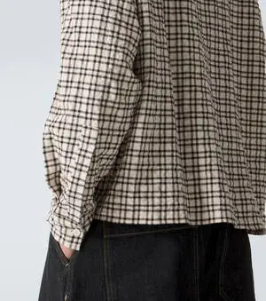 Studio Nicholson Nostra Checked Cotton Shirt