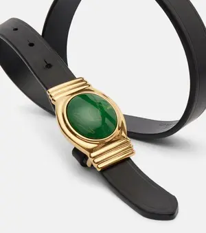 Etro Embellished Leather Belt