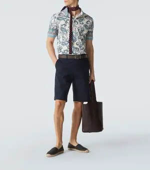 Etro Cotton-blend Bermuda Shorts
