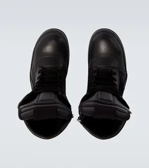 Rick Owens Geobasket High-top Sneakers - Black
