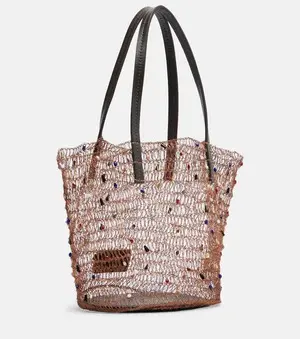 Staud Jewel Embellished Top-handle Bag - Multicoloured