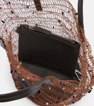 Staud Jewel Embellished Top-handle Bag - Multicoloured