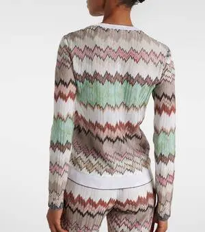 Missoni Zigzag Lamé Top