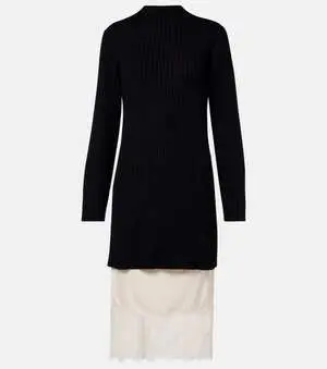 Staud Willow Wool-blend Sweater Dress