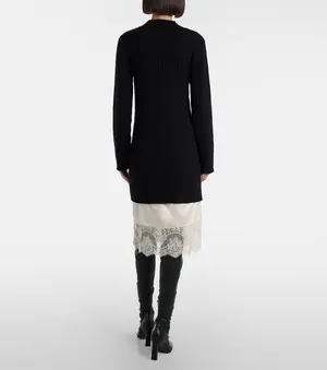 Staud Willow Wool-blend Sweater Dress