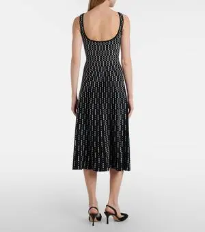 Staud Ellison Compact Knit Midi Dress