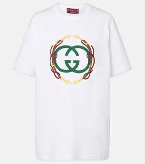 Gucci Interlocking G Cotton Jersey T-shirt - White