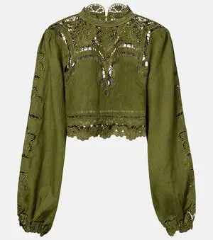 Farm Rio Lace Up Blouses