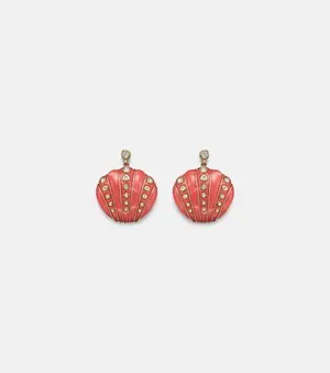 Coral Earrings