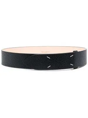 MAISON MARGIELA Maison Margiela Leather Belt - Black