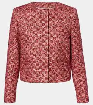 Gucci Gg Lamé Tweed Jacket