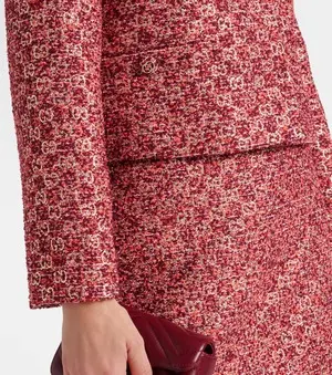 Gucci Gg Lamé Tweed Jacket