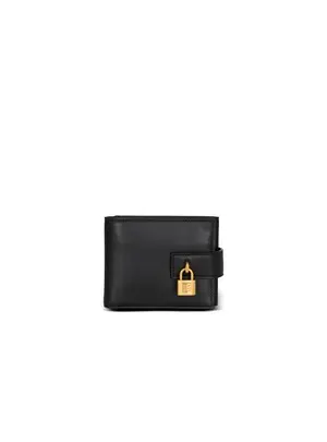 Balmain Pulse Trifold Lambskin Wallet - Black