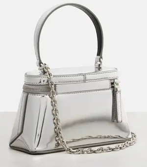 Givenchy Antigona Mini Metallic Vanity Bag - Silver
