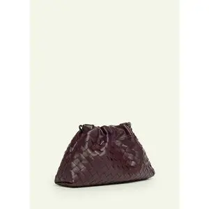 Bottega Veneta Leather Drawstring Shoulder Bag - Basalt