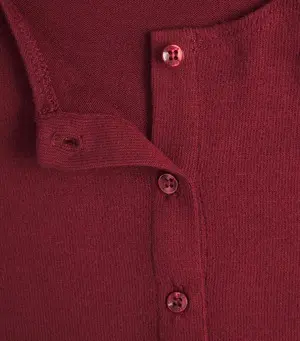 LESET Jersey Lauren Ii Cropped Cardigan - Red