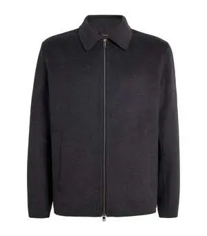 Vince Wool-blend Collared Jacket