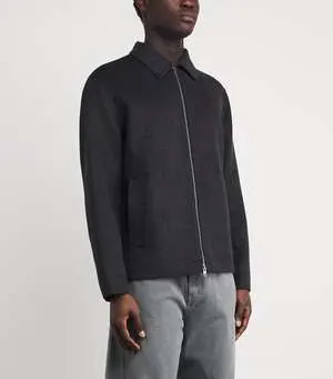 Vince Wool-blend Collared Jacket