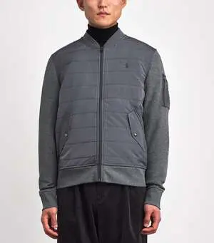 Polo Ralph Lauren Polo Pony Hybrid Bomber Jacket - Grey