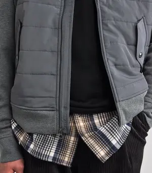 Polo Ralph Lauren Polo Pony Hybrid Bomber Jacket - Grey