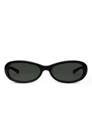 GENTLE MONSTER Groovy 01 Oval-frame Sunglasses - Black