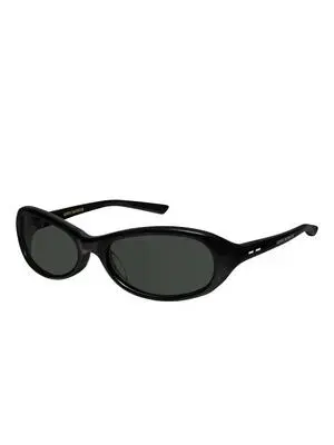 GENTLE MONSTER Groovy 01 Oval-frame Sunglasses - Black