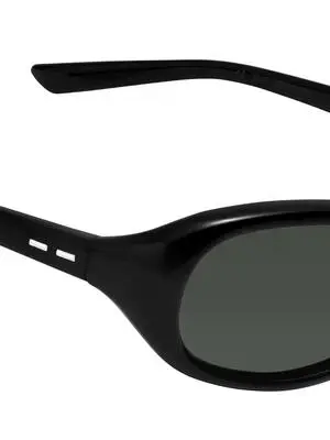 GENTLE MONSTER Groovy 01 Oval-frame Sunglasses - Black