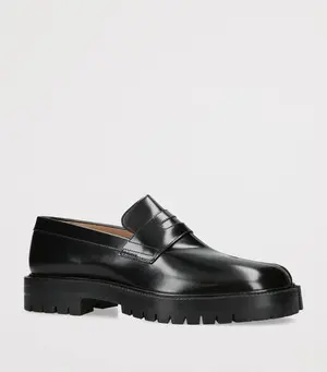 MAISON MARGIELA Leather Tabi Loafers