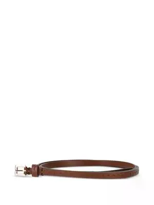 Max Mara Buckle-detail Belt - Brown