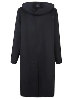 Loewe Wool And Cashmere Blend Hooded Coat