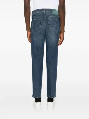 Jacob Cohen Slim Cropped Denim Jeans - Blue