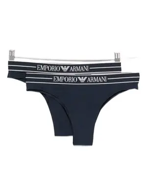 Emporio Armani Brazilian Briefs 2pack - Blue