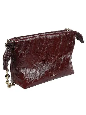 Loewe Flamenco Mini Clutch - Red
