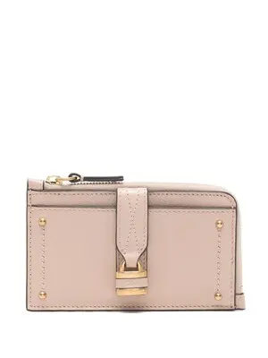 Chloé Paddington Leather Wallet - Sky Blue