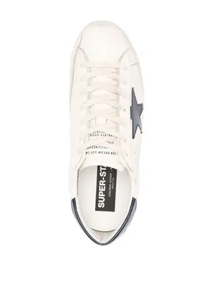 GOLDEN GOOSE Super-star Leather Sneakers - Blue