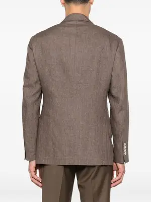 Brunello Cucinelli Linen Single-breasted Jacket