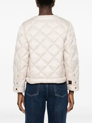 Max Mara Padded Blouson Jacket - Beige