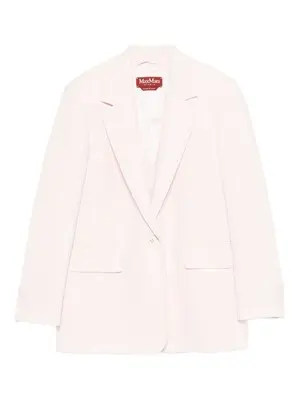 Max Mara Single-breasted Jacket - Pink