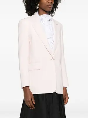 Max Mara Single-breasted Jacket - Pink