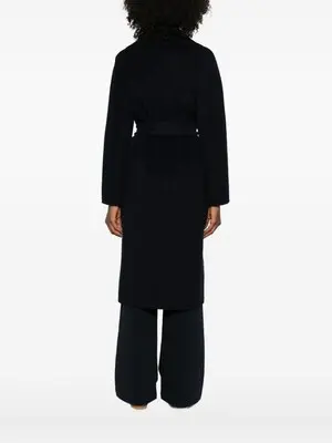 Max Mara Wool Long Coat - Blue