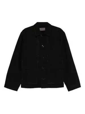 LEMAIRE Denim Cotton Jacket - Black