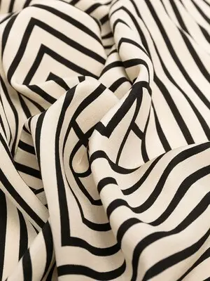 TOTEME Monogram Silk Foulard - White