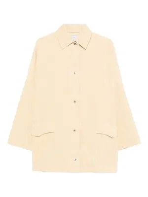 TOTEME Cotton Overshirt Jacket - Beige