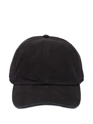 MAISON MARGIELA Cotton Baseball Cap - Black