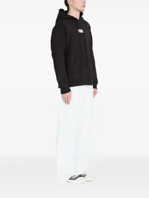 MAISON MARGIELA Logo Cotton Hoodie - Black